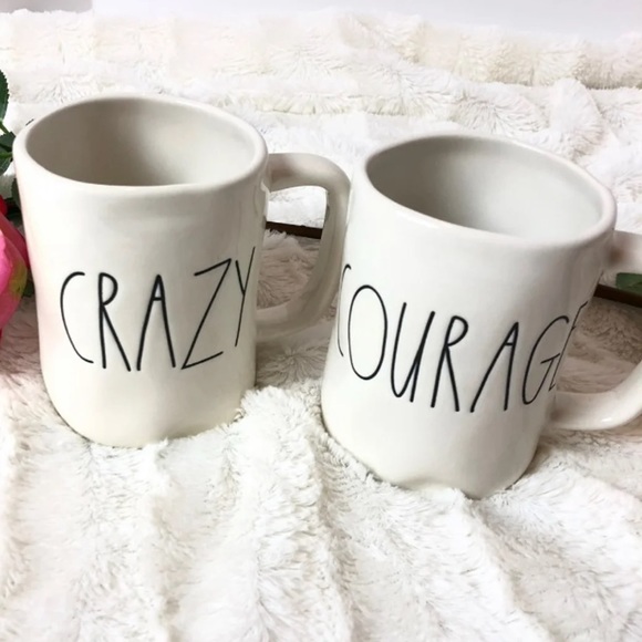 Rae Dunn | Accessories | Rae Dunn Crazy And Courage Mug Set | Poshmark